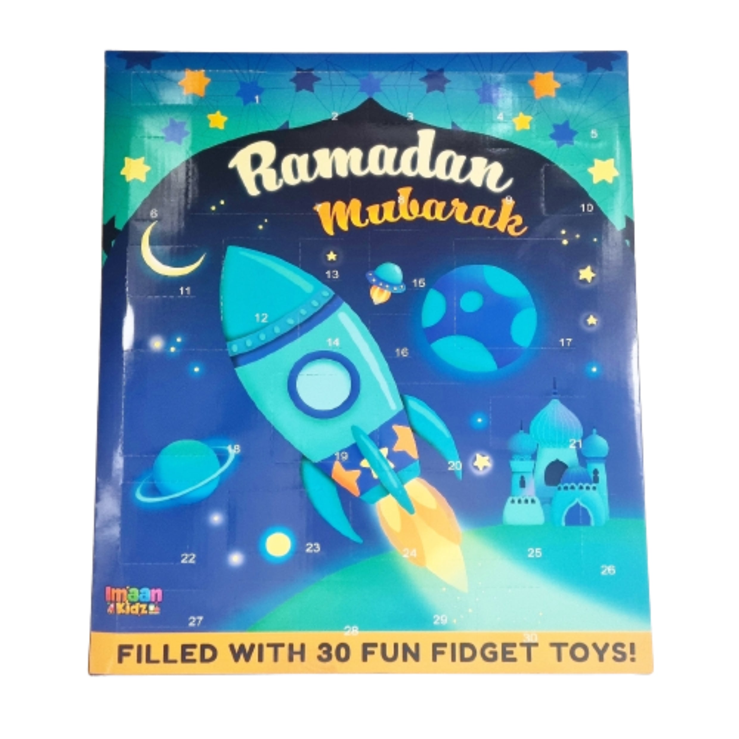 Ramadan Fidget Countdown Calendar - Blue – Imaan Kidz